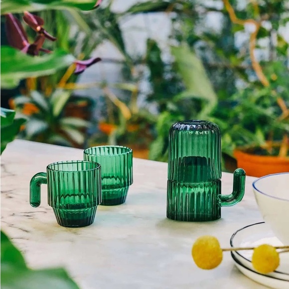 Anthropologie | Dining | New Doiy Saguaro Stackable Coffee Glasses Set ...